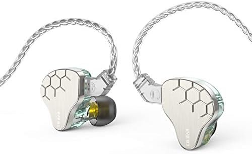 Yinyoo KBEAR Lark Wired Earphones 1BA 1DD, Metal in Ear Headphones with ...