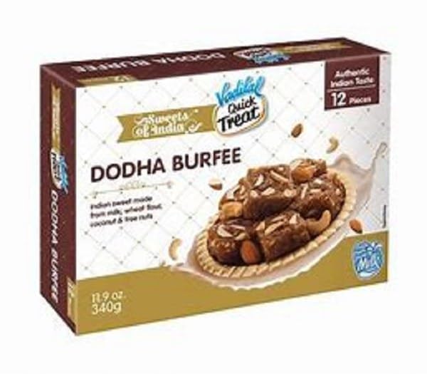 Amazon.com : Vadilal Dodha Burfee 340gm : Grocery & Gourmet Food