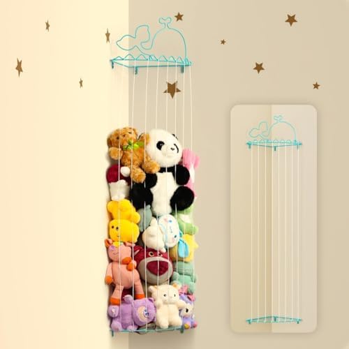 Amazon.com: Stuffed Animal Storage, Wall Hanging Stuffed Animal Holder ...