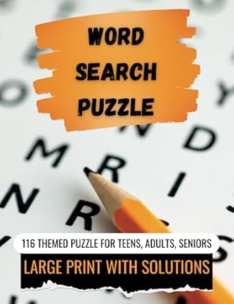 WORD SEARCH PUZZLE: 116 Themed puzzle for teens, adults, seniors: Melo ...