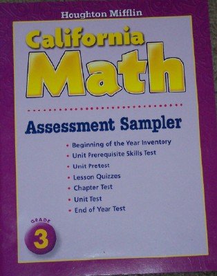 California Math Assessment Sampler Grade 3: Houghton Mifflin: Amazon ...
