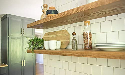 Heavy Duty Concealed Floating Shelf Brackets Plate (1 X, 863.6mm (34 ...