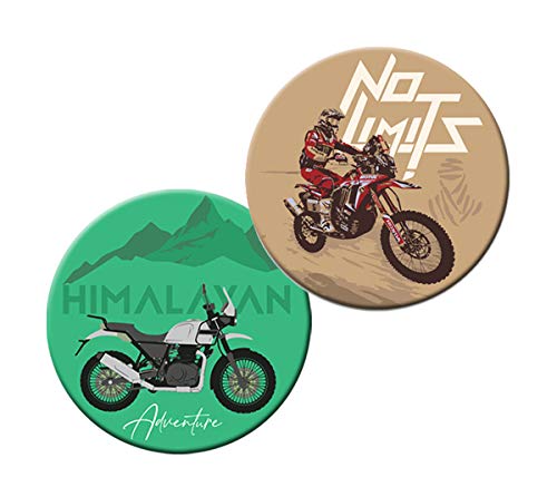 RACE MINDS Pin Button Badges Himalayan Ride, No Limits Rider Edition ...