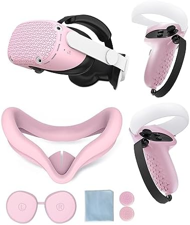 Gwyoneaon Protective Cover for Oculus/Meta Quest 2 Accessories ...