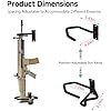 Amazon.com: TOKCKYBL Gun Rack Wall Mount, Heavy Duty Steel Rifle ...