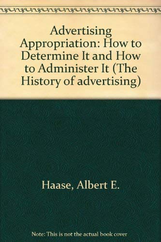 Amazon.com: ADVERTISING APPROPRIATION: 9780824067427: Haase: Books