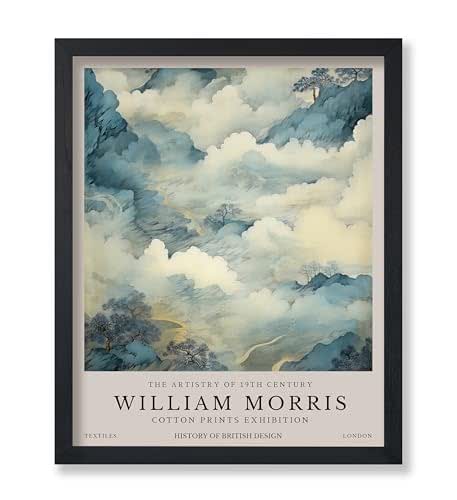 Amazon.com: Monem Art William Morris Poster - Clouds and Mountains ...
