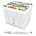 Amazon.com: milo Alcohol Markers Set of 80 Art Markers | Double Tip ...