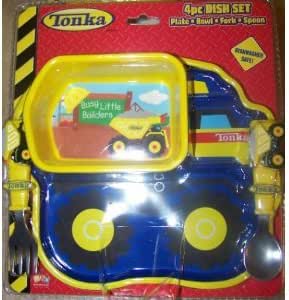 Amazon.com | Tonka 4 Piece Dish Set: Dinnerware Sets: Dinnerware Sets