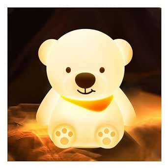 BUY DON'T BYE Cute Bear Silicone Led Lamp | Soft Touch Bear Lamp with ...