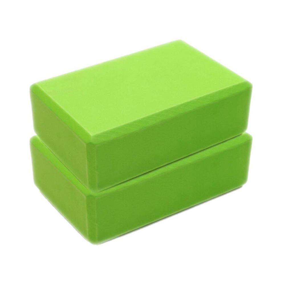 Yoga Blocks Yu2d High-Density EVA - Green Foam Exercise Brick For ...