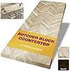 Amazon.com: Howizz Chevron Butcher Block Countertop 60 x 30 x 1.5 ...