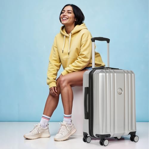 DELSEY PARIS Devan SE 55 CM Small Cabin Polycarbonate 4 Double Wheels ...