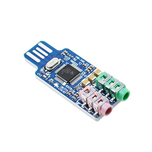 Plug And Play USB Sound Card For Laptop CM108 USB External Sound Card ...