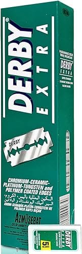 Amazon.com: 100 "Derby Extra Professional" Double Edge Razor Blades for ...