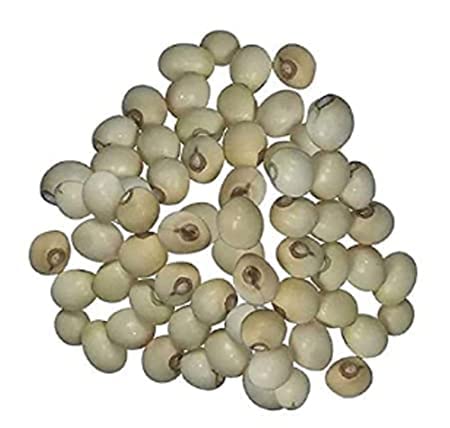 Hillbutiveda Original White Gunja and White Chanothi/White Chirmi Bead ...