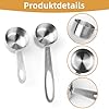 Amazon.com: 2 PCS 1/8 Cup Measuring Cup, 30ML Scoop, Stainless Steel ...