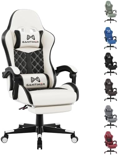 Amazon.com: Gaming Chair, Ergonomic Computer Chair with Footrest and ...