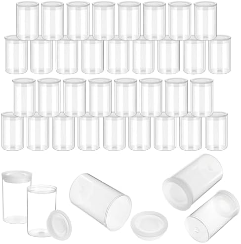 Amazon.com - Juvale Film Canisters with Caps - 30-Count 35mm Clear Film ...