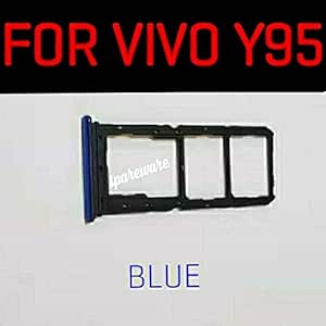 SPAREWARE® Dual SIM Tray Sim Card Slot Holder Compatible for VIVO Y95 ...