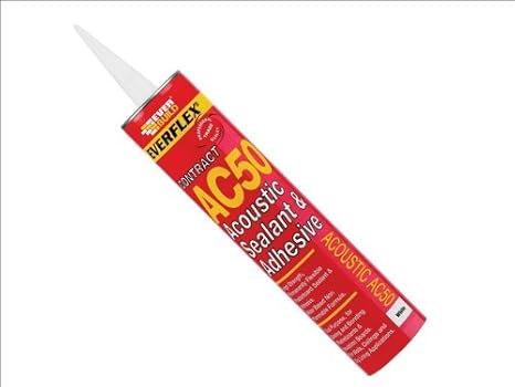 Everbuild AC50 | High Strength Acoustic Sealant & Adhesive for Sealing ...
