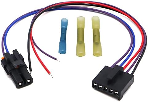 Amazon.com: HiSport 3 Pins Blower Motor Resistor Connector Compatible ...