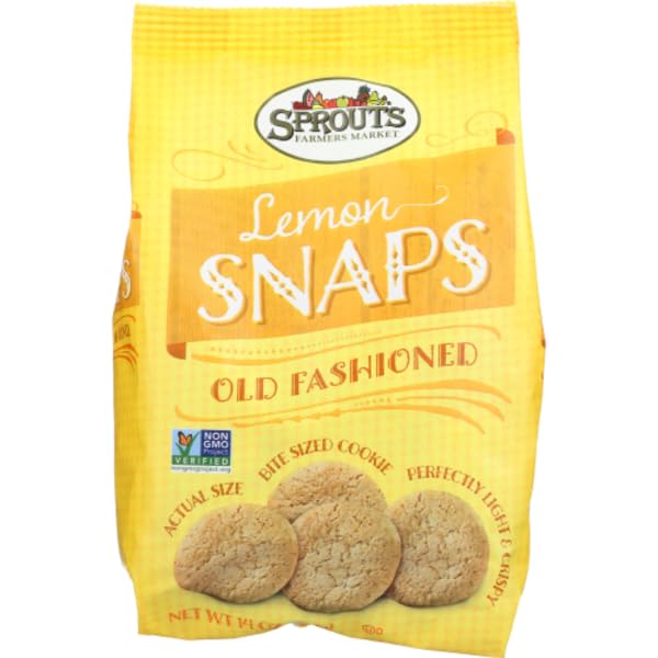 Amazon.com: Sprouts Lemon Snaps - 14 oz (397g) : Grocery & Gourmet Food