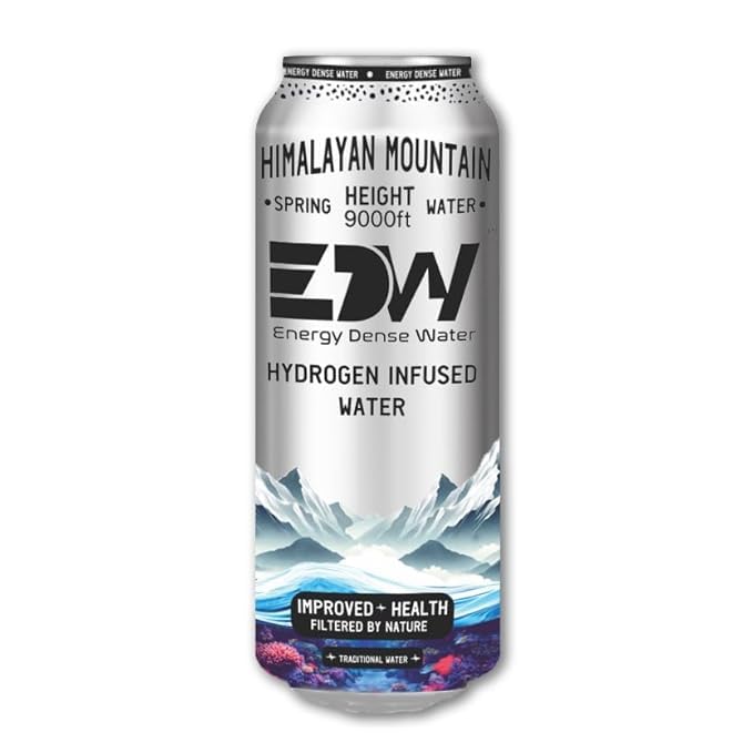 Energy Dense Water Hydrogen-Infused Spring Natural Mineral Alkaline ...