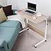 Amazon.com: WANLIAN Rolling Laptop Table Lap Desk for Laptop Rolling ...