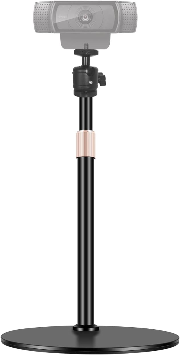 Amazon.com : Webcam Stand Extendable Desktop Tripod Stand Mount Holder ...