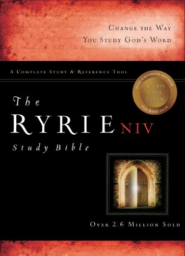 Ryrie Study Bible: New International Version, Black, Genuine Leather ...
