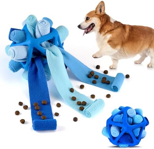 Pet Supplies : Gormenland Snuffle Ball for Dogs - Sniffle Dog Treat ...