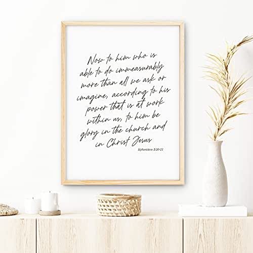 Amazon.com: Christian wall art - Immeasurably More Than We Can Ask or ...