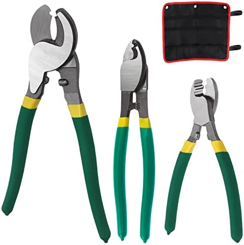 Glarks 3-in-1 High Leverage Heavy Duty Wire Cutter, Sharp Tool with ...