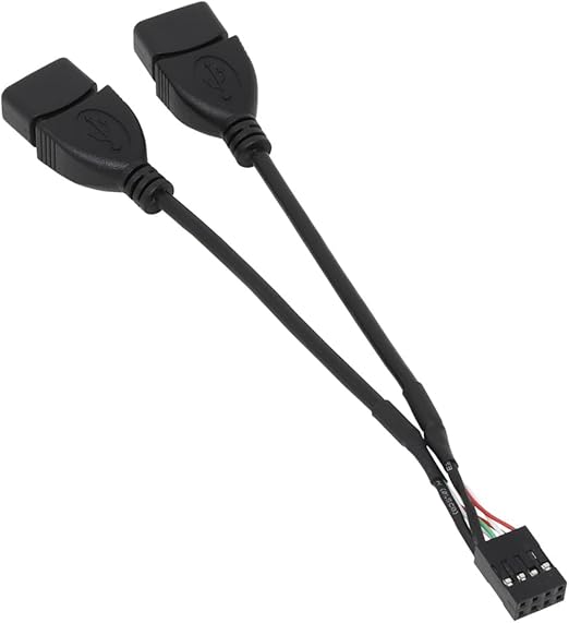 Amazon.co.jp: アイネックス ケース用USBケーブル 2×5メス - Aメス×2 USB-023 : パソコン・周辺機器