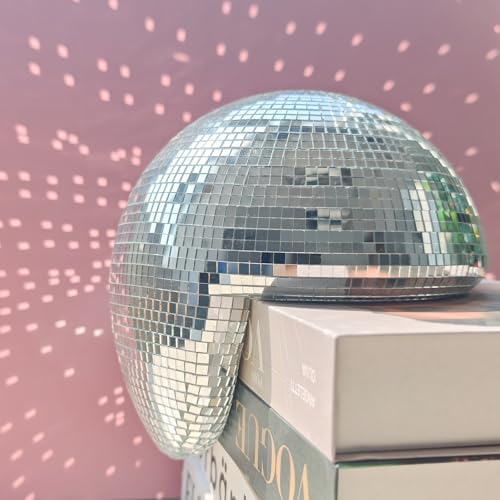 Amazon.com: Brillantreal Mushroom Disco Ball, 7 Inch Silver Mirror ...