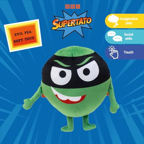 Supertato – Evil Pea Teddy Bear, toys, character Evil Pea from the ...