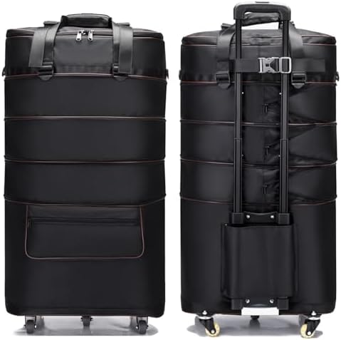 Amazon.com | ELDA Expandable Foldable Suitcase Heavy Duty Luggage Bag ...