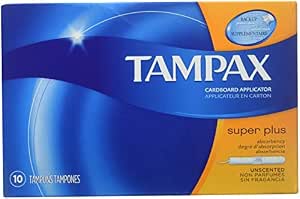 Buy Tampax Biodegradable Applicator Tampons, Super Plus 10 ea ( Pack of ...