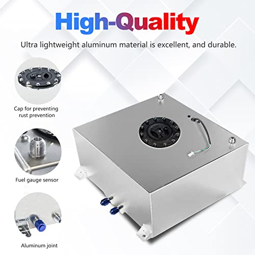 Snapklik.com : Dexepe Universal 15 Gallon 60L Fuel Cell Polished ...
