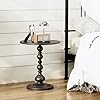 Amazon.com: XIV Metal Small Round Side End Table, Vintage Matte Coffee ...