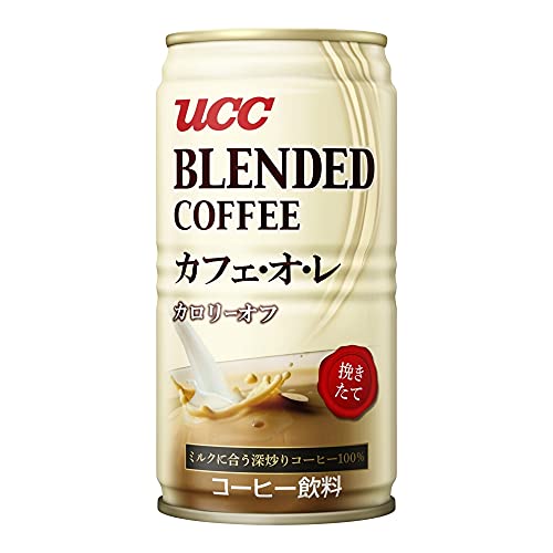 【5%+定期おトク便5％OFF！】UCC ブレンドコーヒー カフェ・オ・レ カロリーオフ 185g×30本が1,579円（52.6円/本 ...