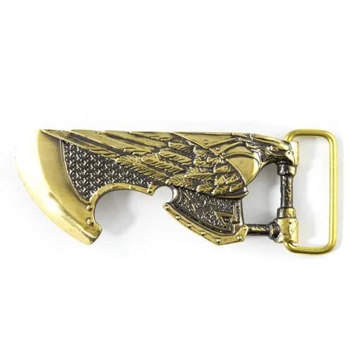 Amazon.com: Klamra Belt buckle Ax of God, Handmade old norse ...