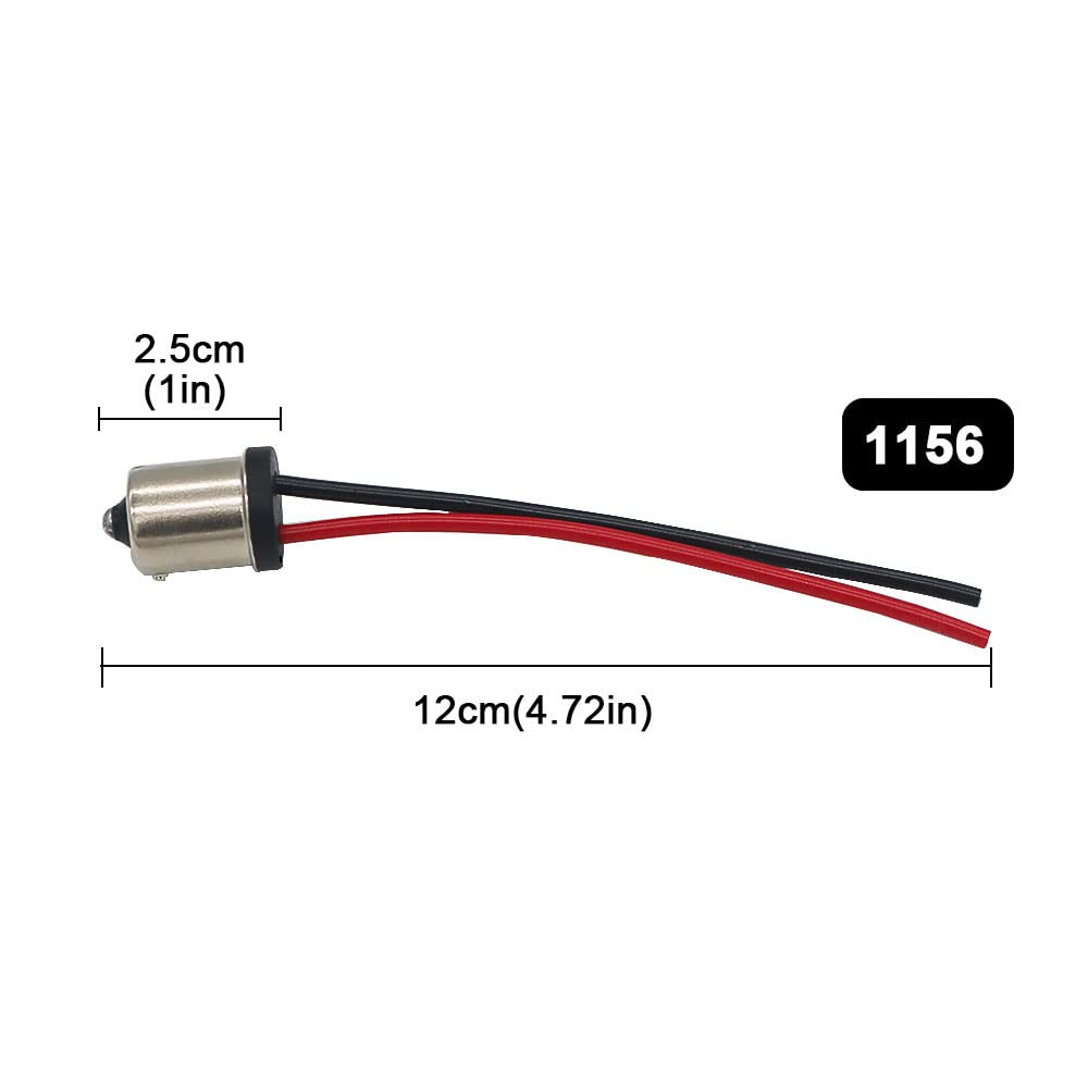 Snapklik.com : YSY 4Pcs Details About BA15S 1156 BAY15D 1157 Male ...