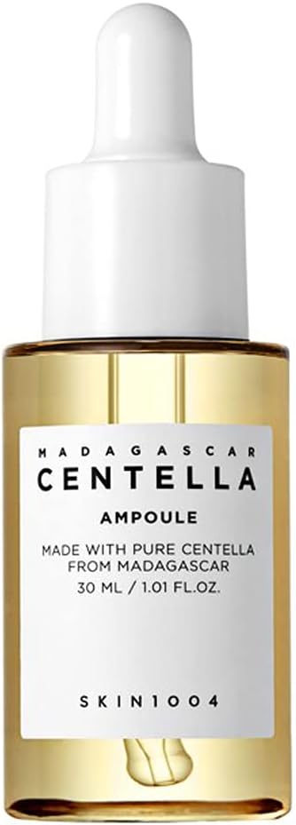 Skin1004 Madagascar Centella Asiatica 100 Ampoule (30ml 1.01fl oz) Facial Serum, 100% Centella ...