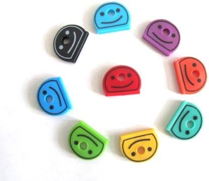 Smiley Face Key Caps (Covers) 8/pk: Amazon.co.uk: DIY & Tools