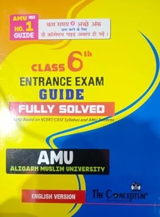 Amazon.in: Buy The Conceptum Entrance Exam Guide Class 6 Edition 2023 ...