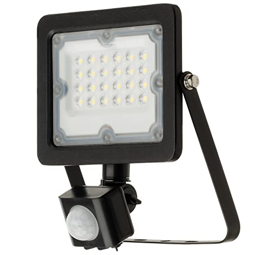 Red Arrow LED Outdoor Security Floodlight Lighting with PIR: IP65 Ultra ...