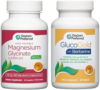 Amazon.com: DOCTORS' PREFERRED GlucoGold with Berberine and Magnesium ...