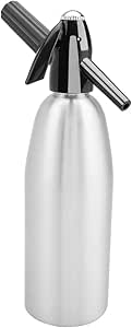 Soda Maker 1 Liter Soda Siphon Bottle, Aluminum Sparkling Water Maker with Pressure Regulator ...